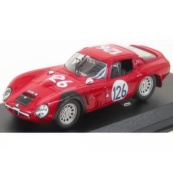ALFA ROMEO TZ2 N 126 TARGA FLORIO 1966 PINTO TODARO RED/Best-Model 1/43ミニカー