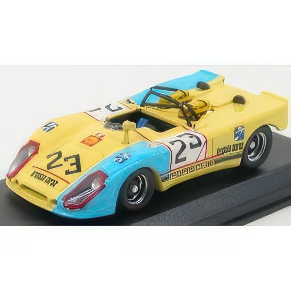 PORSCHE FLUNDER N 23 MONZA 1971 NORIS SIGALA YELLOW LIGHT BLUE/Best-Model 1/43ミニカー