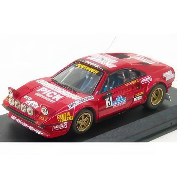 FERRARI 308 GTB GR.4 N 3 TARGA FLORIO 1980 ANDRUET BICHE RED/Best-Model 1/43ミニカー