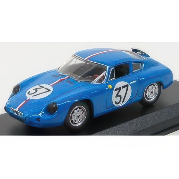 PORSCHE 1600GS ABARTH N 37 24h LE MANS 1961 BUCHET MONNERET BLUE/Best-Model 1/43ミニカー