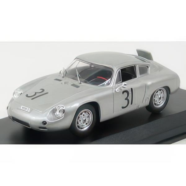 PORSCHE 1600GS ABARTH N 31 NURBURGRING 1960 GREGER LINGE SILVER/Best-Model 1/43ミニカー
