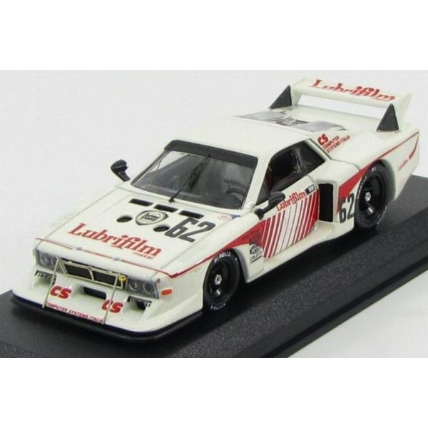 LANCIAランチア BETA MONTECARLO COUPE N 62 SILVERSTONE 1981 GABBIANI WHITE RED / Best-Model 1/43 ミニカー
