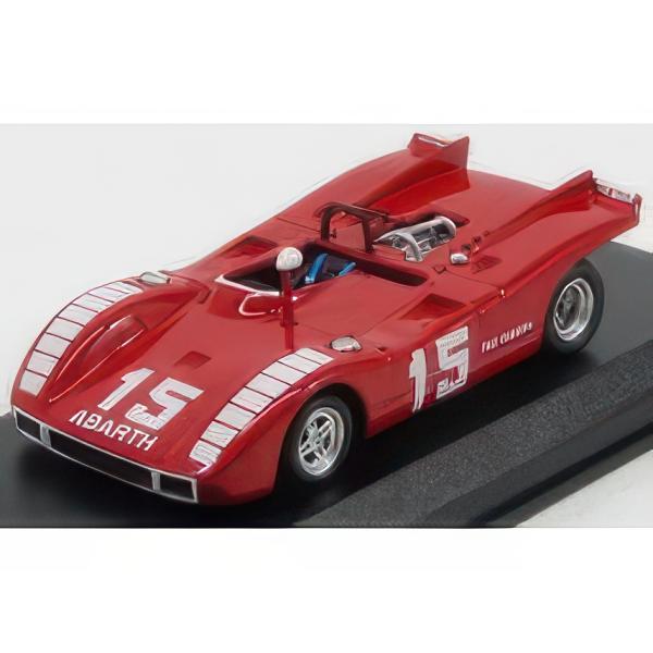 FIAT ABARTH 2000SP SPIDER N 15 NURBURGRING 1970 K.AHRENS JR. RED WHITE/Best-Model 1/43ミニカー