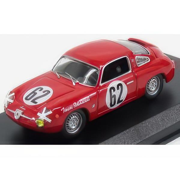 FIAT 750 ABARTH N 62 12h SEBRING 1959 CUSSINI CATTINI RED/Best-Model 1/43ミニカー