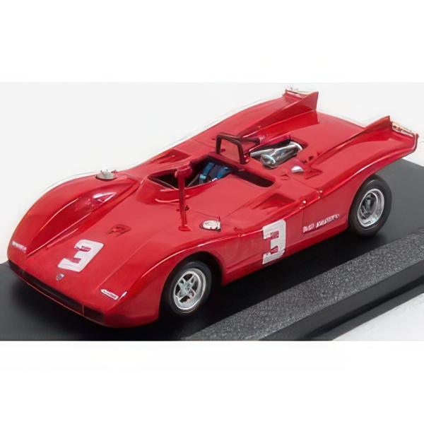 FIAT ABARTH 2000 SPIDER N 3 2nd EUROPEAN 2 LITRE CHAMPIONSHIP SALZBURGRING 1970 D.QUESTER RED/Best-Model 1/43ミニカー