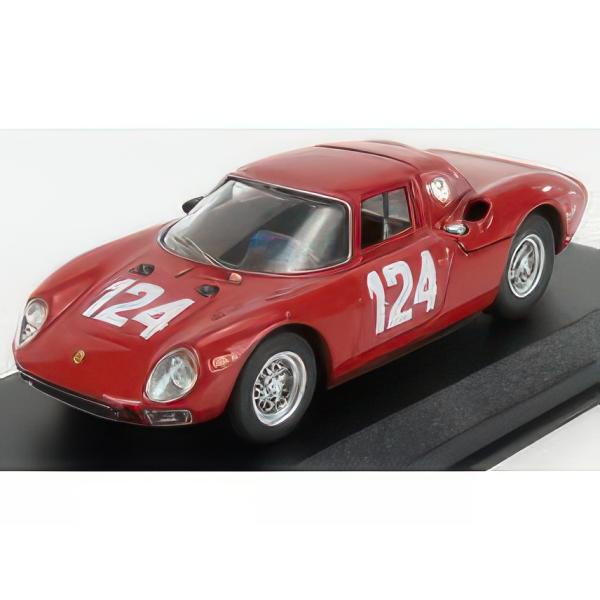 FERRARI 250LM COUPE N 124 WINNER MUGELLO GP 1965 M.CASONI G.NICODEMI RED/Best-Model 1/43ミニカー