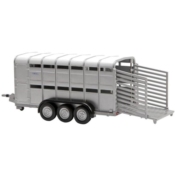 Iforアイファー Livestock Trailerライブストックトレーラー Trasporto Animali Bestiame Silver Whiteシルバーホワイ / BRITAINS 1/32 トラック商用車