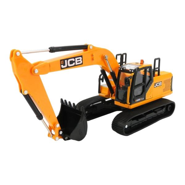 JCB 220XLC クローラーエクスカベーター 2012 イエロー ブラック / BRITAINS 1/32 ミニカー 建設機械模型 工事車両