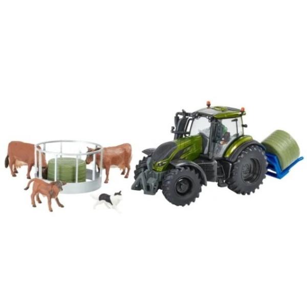 VALTRAバルトラ T254 トラクター フレミングベールリフター プレイセット 2019 グリーン FARM TOYS / BRITAINS 1/32 ミニカー