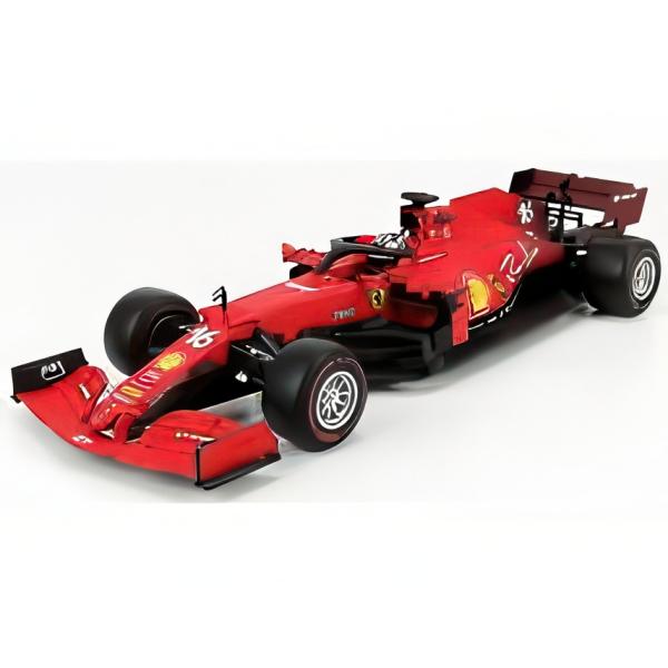 FERRARI F1 SF21 TEAM SCUDERIA FERRARI MISSION WINNOW #16 2021シーズン シャルル・ルクレール マットレッド/ Bburago 1/18 ミニカー