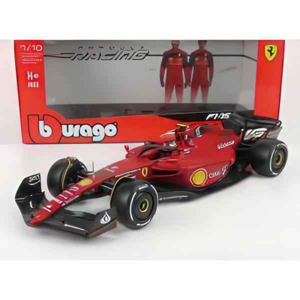 FERRARI  F175 SCUDERIA FERRARI N 55 SEASON 2022 CARLOS SAINZ  WHITE WHEELS RED/Bburago 1/18ミニカー
