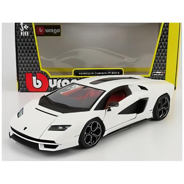 LAMBORGHINI COUNTACH LP 800-4 2021 ビアンコシデラーレ ホワイト/ Bburago 1/24 ミニカー