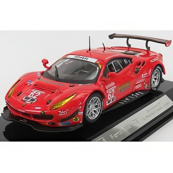 FERRARI 488 GTE N62 デイトナ24時間 2017 RISI COMPETIZIONE レッド/ Bburago 1/43 ミニカー
