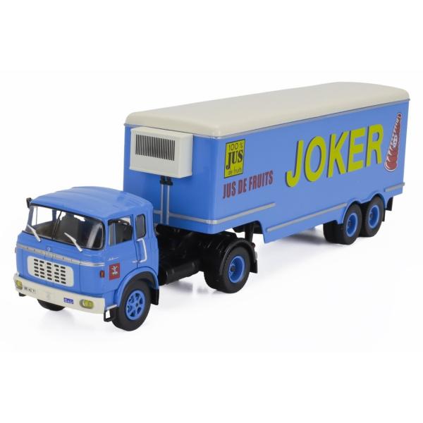 BERLIETベルリエ TR12 トラック セミフリゴ JOKER TRANSPORTS 1964 外箱なし ブルエット ALTAYA-CAMIONES-ARTICULADOS COLLECTION / EDICOLA 1/43 ミニカー