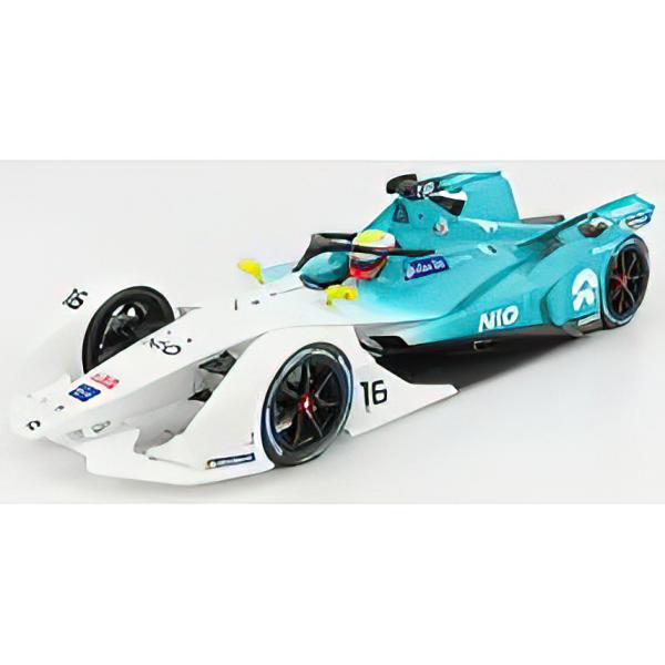 NIO - FORMULA-E TEAM NIO SPORT 004 N 16 SEASON 2018-2019 OLIVIER TURVEY - LIGHT BLUE WHITE /Minichamps 1/18