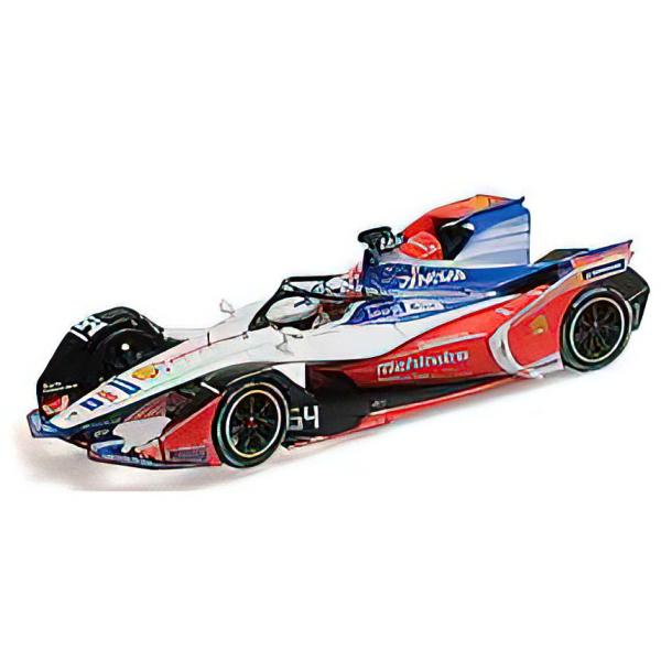 MAHINDRA - FORMULA-E M5ELECTRO TEAM MAHINDRA RACING N 64 SEASON 2018-2019 J.D'AMBROSIO - RED WHITE BLUE /Minichamps 1/18