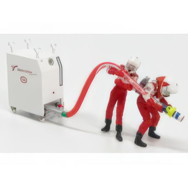 FIGURES  F1 PITSTOP TOYOTA 2002 RIFORNIMENTO  FIGURES  WHITE RED/MINICHAMPS 1/43フィギュア 模型