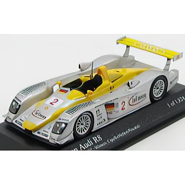 AUDI - R8 TEAM INFINEON N 2 WINNER 12h SEBRING 2002 CAPELLO - HERBERT - PESCATORI - SILVER YELLOW /Minichamps 1/43 ミニカー