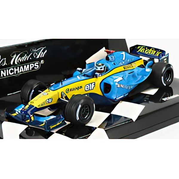 RENAULT - F1 R24 TEAM MILD SEVEN N 7 SEASON 2004 JARNO TRULLI - LIGHT BLUE YELLOW /Minichamps 1/43 ミニカー