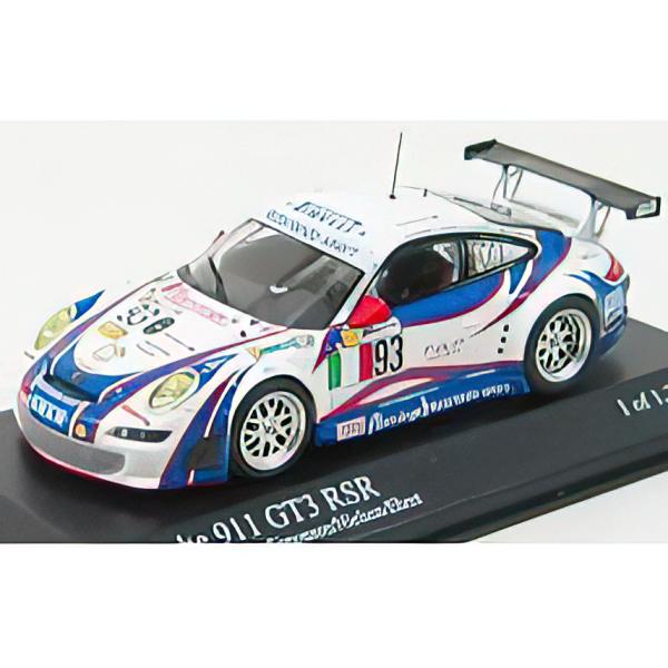 PORSCHE - 911 GT3RSR N 93 AUTORLANDO SPORT 24h LE MANS 2007 SIMONSEN - WHITE BLUE /Minichamps 1/43 ミニカー