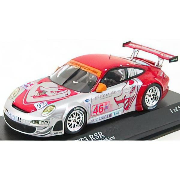 PORSCHE - 911 GT3RSR N 46 12h SEBRING 2008 VAN-OVERBEEK - PILET - LIETZ - SILVER RED /Minichamps 1/43 ミニカー