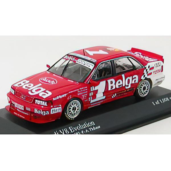 AUDI - V8 EVOLUTION DUBOIS RACING N 1 BELGIAN PROCAR 1993 P-A.THIBAUT - RED WHITE /Minichamps 1/43 ミニカー