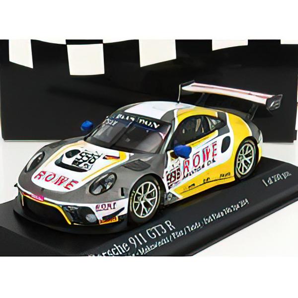 PORSCHE - 911 991-2 GT3 R TEAM ROWE RACING N 998 2nd 24h SPA 2019 F.MAKOWIECKI - P.PILET - N.TANDY - GREY WHITE YELLOW /...