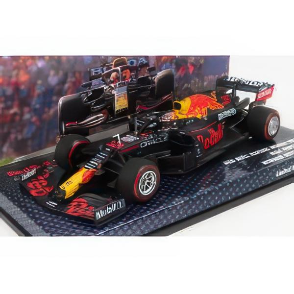 RED BULL F1 RB16B HONDA RA620H TEAM ASTON MARTIN N 33 WINNER DUTCH GP WORLD CHAMPION 2021 MAX VERSTAPPEN MATT BLUE YELLO...