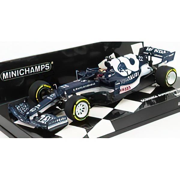 ALPHA TAURI - F1 AT02 HONDA RA620H TEAM ALPHA TAURI N 22 BAHRAIN GP 2021 YUKI TSUNODA - WHITE BLUE /Minichamps 1/43 ミニカー