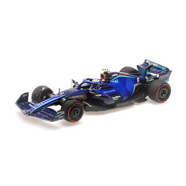 2022 Williams Racing FW44 Bahrain GP Nicholas Latifi, blue/black/MINICHAMPS 1/43ミニカー 552台限定