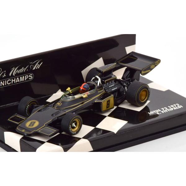 Lotusロータス 72 World Championワールドチャンピオン 1972 Fittipaldiフィッティパルディ / MINICHAMPS 1/43 ミニカー