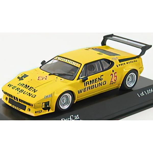 BMW - M1 N 25 TEAM CASSINI DEUTSCHE RENNSP. MEISTERSCHAFT 1980 MANFRED WINKELHOCK - YELLOW /Minichamps 1/43 ミニカー