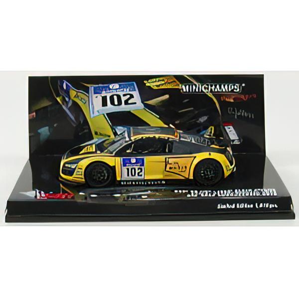 AUDI - R8 LMS N 102 24h NURBURGRING 2010 STUCK - HEYER - BRESLIN - JONS - YELLOW MATT BLACK /Minichamps 1/43 ミニカー