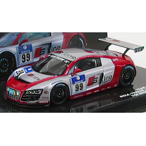 AUDI - R8 LMS N 99 24h NURBURGRING 2010 BIELA - FASSLER - KAFFER - HENNERICI - SILVER RED /Minichamps 1/43 ミニカー