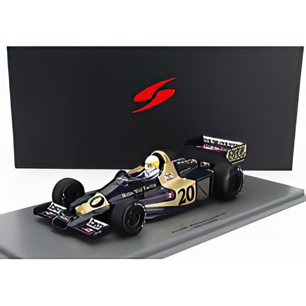 WILLIAMS F1 WOLF WR1 N 20 WINNER MONACO GP 1977 JODY SCHECKTER BLACK GOLD/Spark 1/18ミニカー