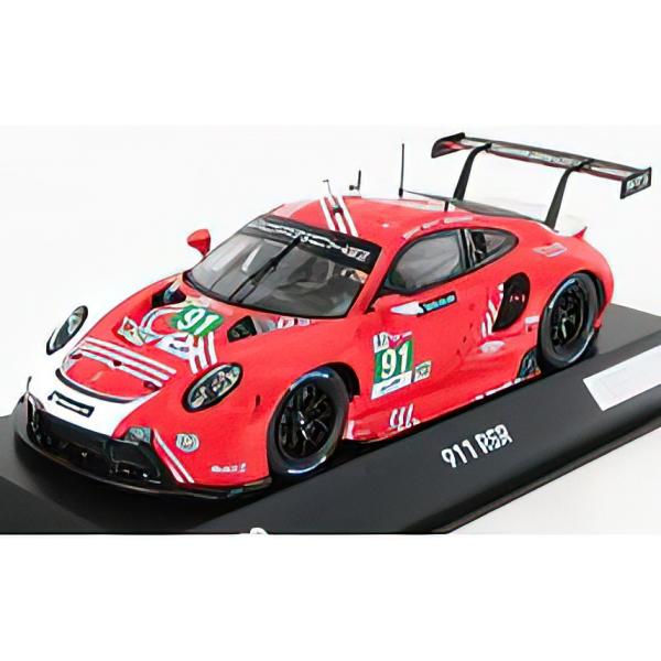PORSCHEポルシェ 911 991-2 RSR TEAM PORSCHE GT N 91 24h LE MANS 2020 R.LIETZ - G.BRUNI - F.MAKOWIECKI - RED WHITE  /SPARK  1/...