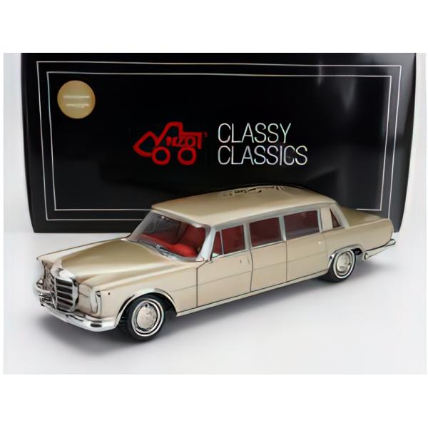 MERCEDES BENZ  SCLASS 600 LWB PULLMAN (W100) 1969  CHAMPAGNE/NZG 1/18ミニカー