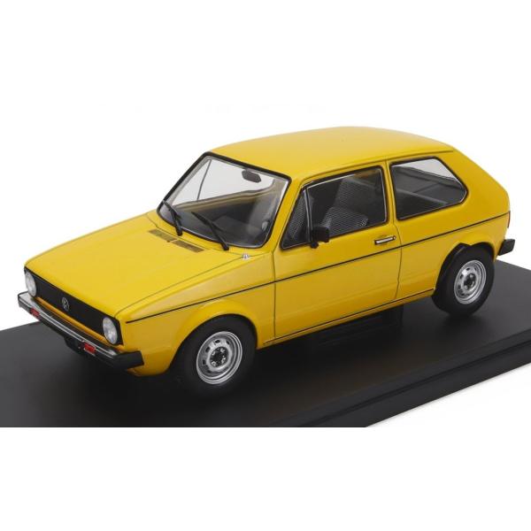 VOLKSWAGENフォルクスワーゲン カリブ ゴルフ MKI 1978 イエロー COCHES-AUTOS-INOLVIDABLES-SALVAT-MEXICO / EDICOLA 1/24 ミニカー
