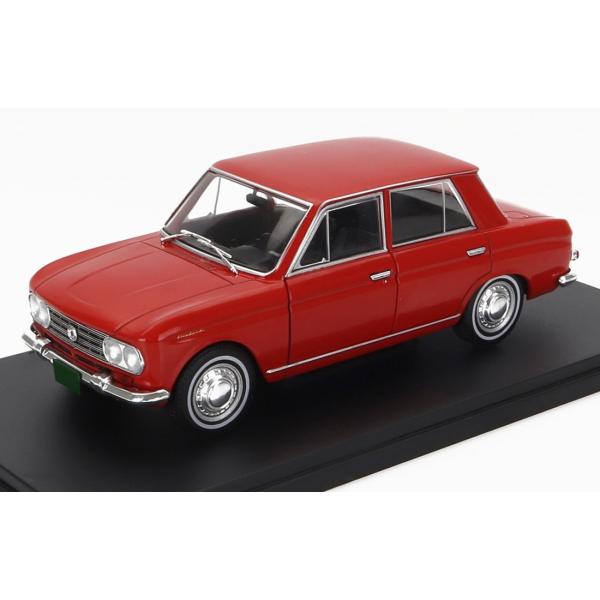 DATSUNダットサン ブルーバード TIZOC 1964 レッド COCHES-AUTOS-INOLVIDABLES-SALVAT-MEXICO / EDICOLA 1/24 ミニカー
