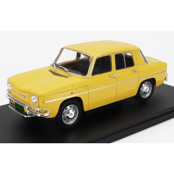 RENAULTルノー R8 1964 イエロー COCHES-AUTOS-INOLVIDABLES-SALVAT-MEXICO / EDICOLA 1/24 ミニカー