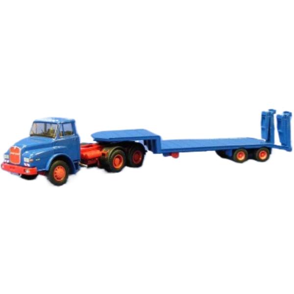 MAN DHAS Goldhoefer ローベッドトレーラー付き SAVIEM / CONRAD 1/50 建設機械模型 工事車両