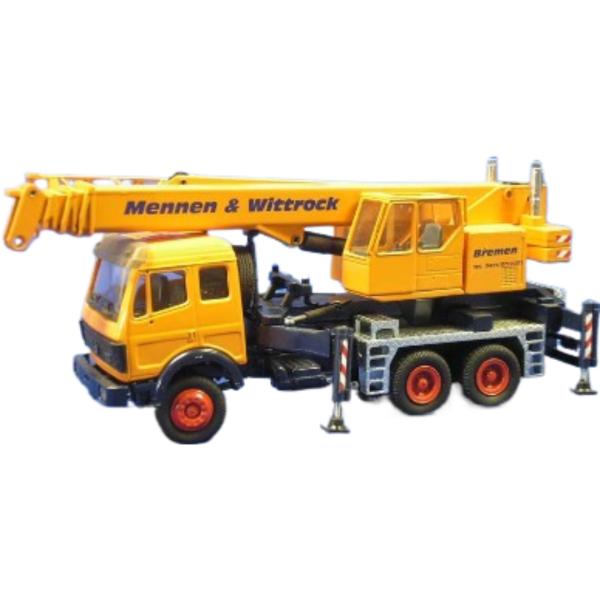 MB 3軸 トラッククレーン Mennen &amp; Wittrock BREMEN / CONRAD 1/50 建設機械模型 工事車両