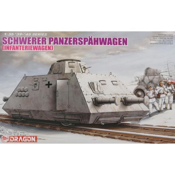 Schwerer Panzerspaehwagen Infanteriewagen s.SP 組み立てプラモキット模型 装甲車 /Dragon 1/35