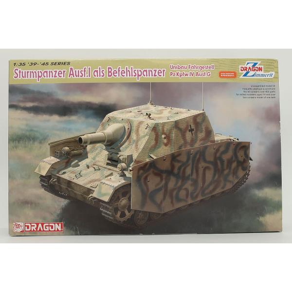Sturmpanzer Ausf.I als Befehlspanzer (Umbau Fahrgestell Pz.Kpfw.IV Ausf.G) 組み立てプラモキット模型 /Dragonドラゴン 1/35