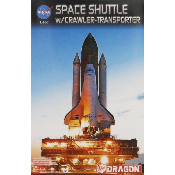 Space Shuttle with Crawler Transporter Launching Pad スペースシャトル 組み立てプラモキット模型 /Dragonドラゴン 1/400