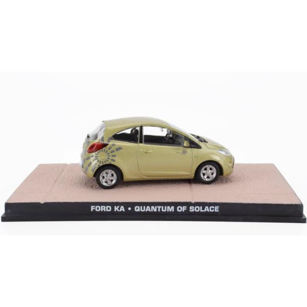 FORDフォード イングランド KA 2009 007 慰めの報酬 ジェームズボンド ダニエルクレイグ 映画 2008 サンドメタリック EAGLEMOSS-JAMES-BOND-007-DIORAMA-COLLECTION - TV SE...