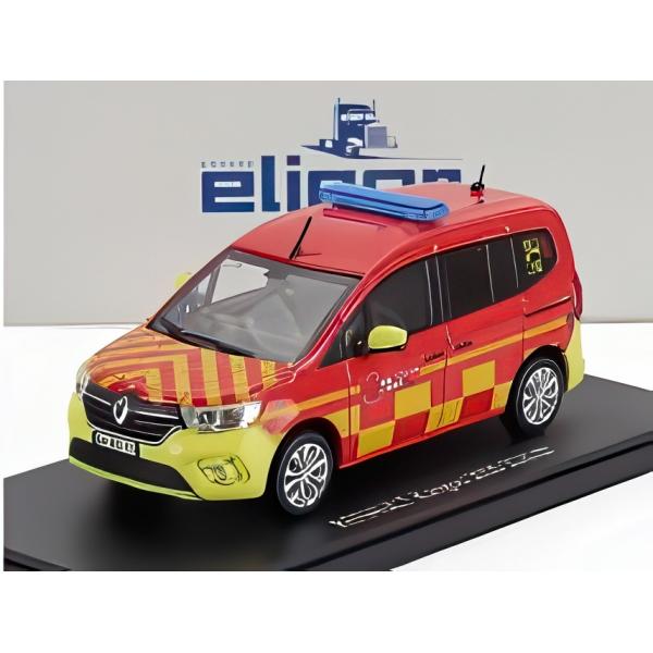 RENAULT カングー SDIS 87 消防 2020 レッド イエロー/ ELIGOR 1/43 ミニカー