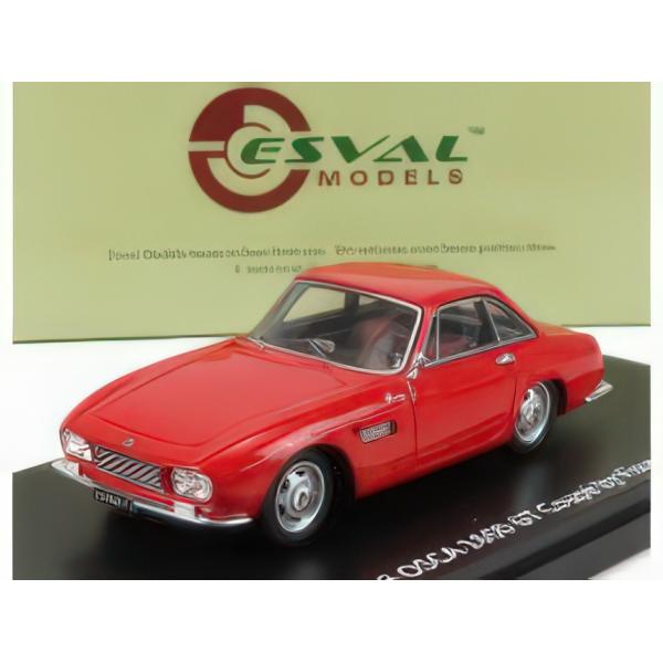 OSCA - 1600GT FISSORE COUPE 1963 - RED/ESVAL 1/43ミニカー