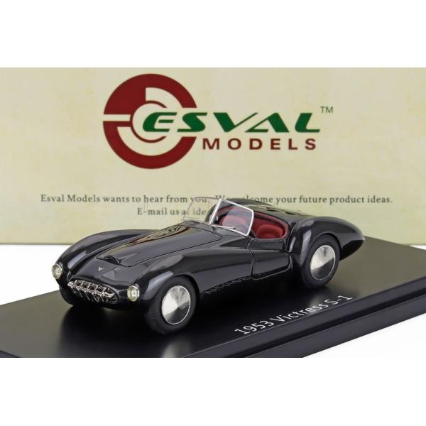 VICTRESS S 1 カブリオレ オープン 1954 ブラック / ESVAL 1/43 ミニカー