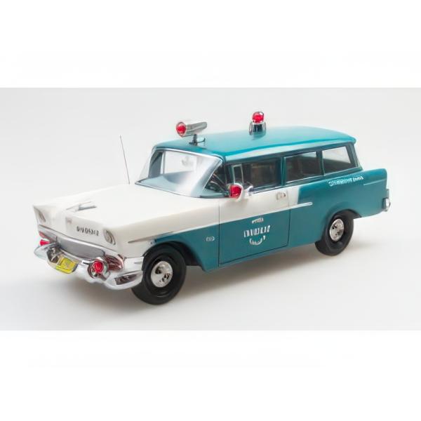 【予約】2025年発売予定CHEVROLET - 150 HANDYMAN POLICE 1956 - TORQUOISE WHITE/ESVAL 1/43ミニカー